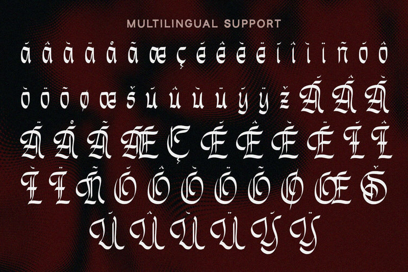 Unholy Trinity - Gothic Display - So Fontsy