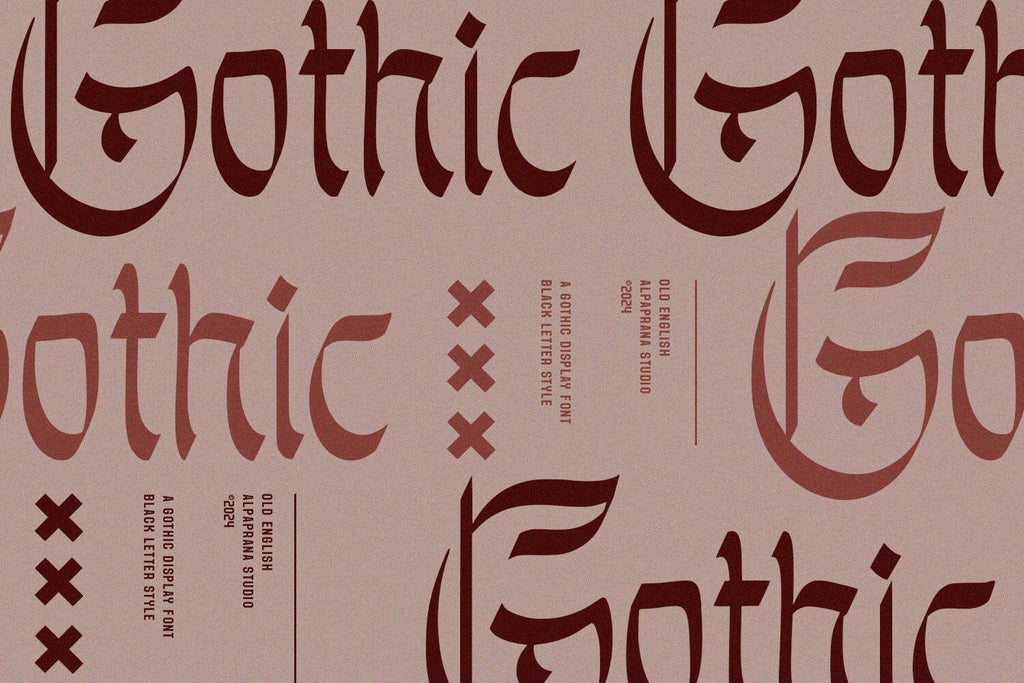 Unholy Trinity - Gothic Display - So Fontsy