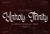Unholy Trinity - Gothic Display - So Fontsy