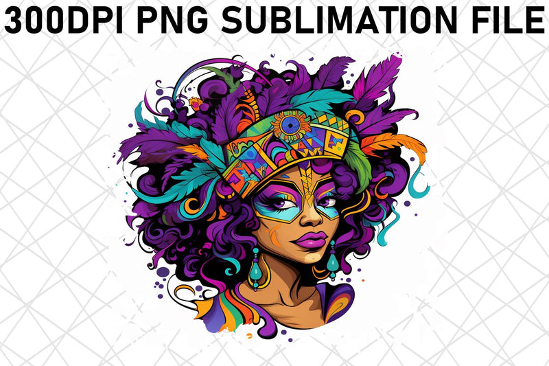 Unique Sublimation Designs: Mardi Gras Fun - So Fontsy