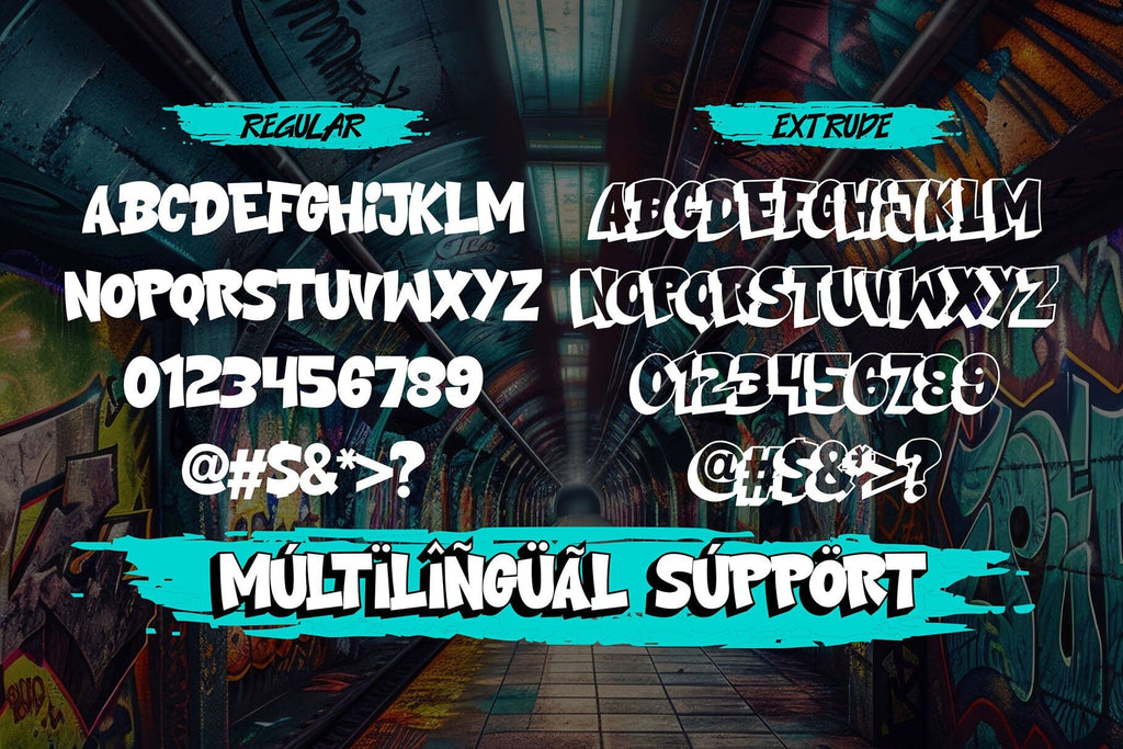 Urban Gear - Extruded Graffiti Font - So Fontsy