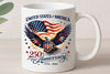 USA 250th Anniversary PNG | Patriotic Eagle Sublimation Design 1776 ...