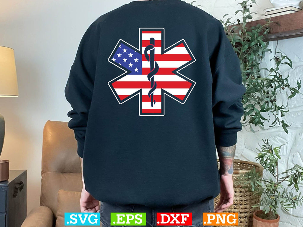 Usa EMT VECTOR Files, EMS Paramedic Svg, EMT Svg, Medical Color ...
