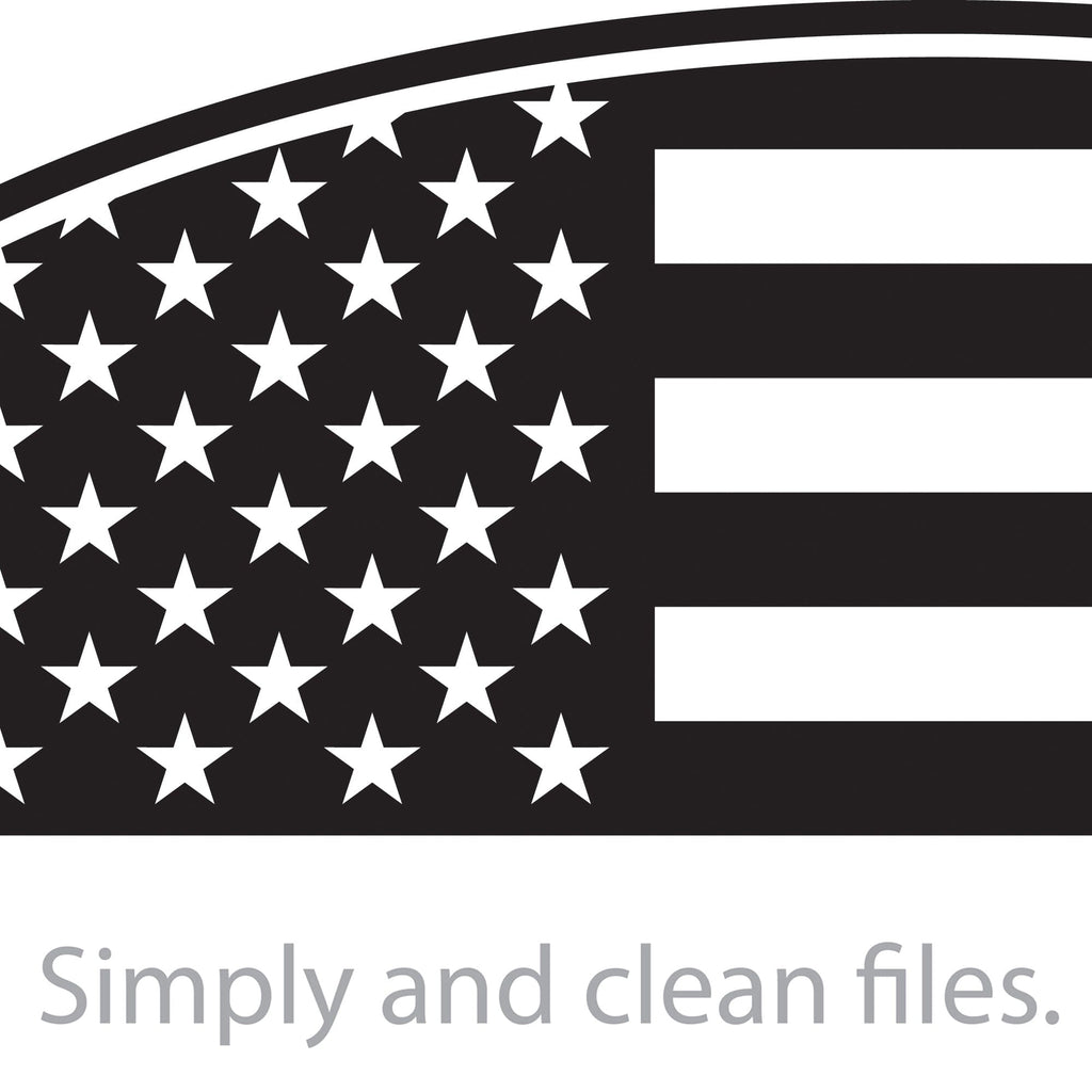 USA flag ellipse (United States of America). Cut files for Cricut. Clip ...