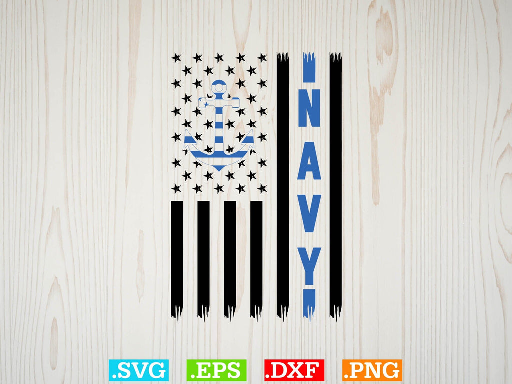 USA Navy svg, American flag Svg, Patriotic Svg - So Fontsy
