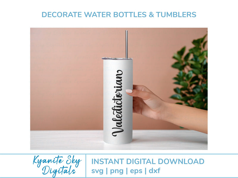 Valedictorian Salutatorian Bundle 2025 graduation SVG PNG files - So Fontsy