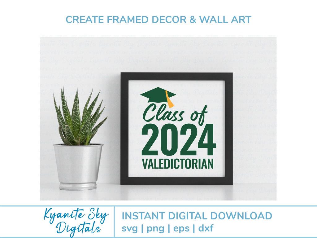 Valedictorian Salutatorian SVG bundle 2024 graduation - So Fontsy