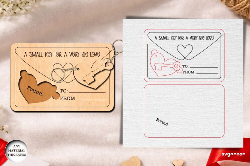 Valentine's Day Couple Keychains SVG Bundle - So Fontsy