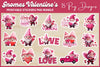 Valentine's Day Gnomes Sticker Bundle - So Fontsy