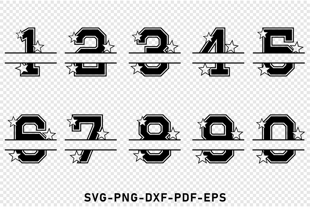 Varsity Font SVG Designs, Jersey Fonts SVG, Varsity Split Letter ...