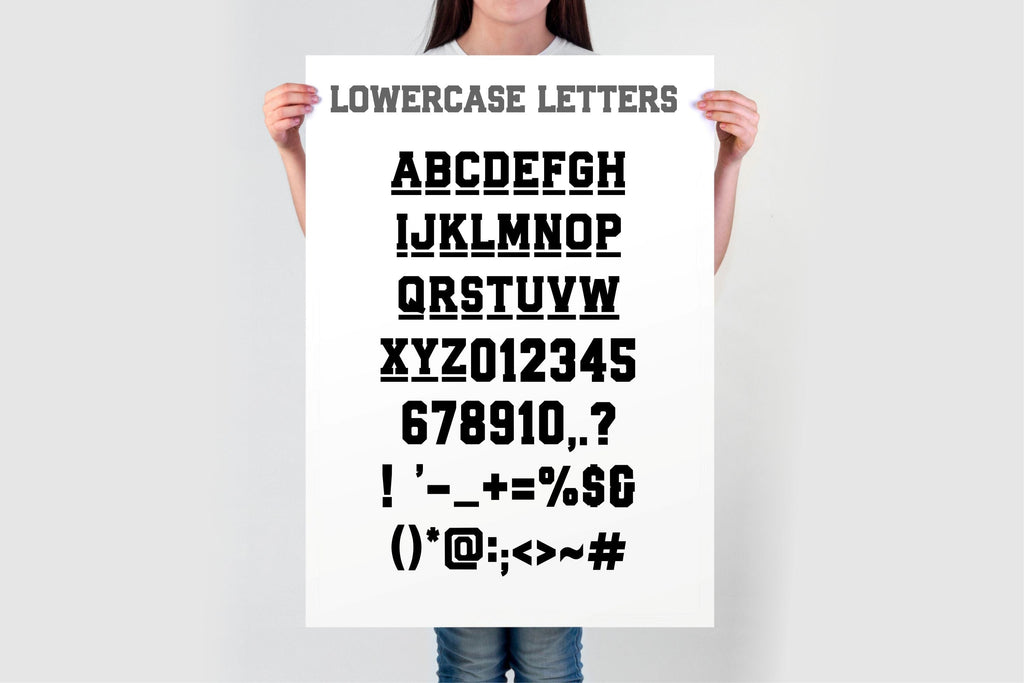 Varsity Font SVG | Varsity Elite Font OTF TTF | Bold Sports Letters fo ...