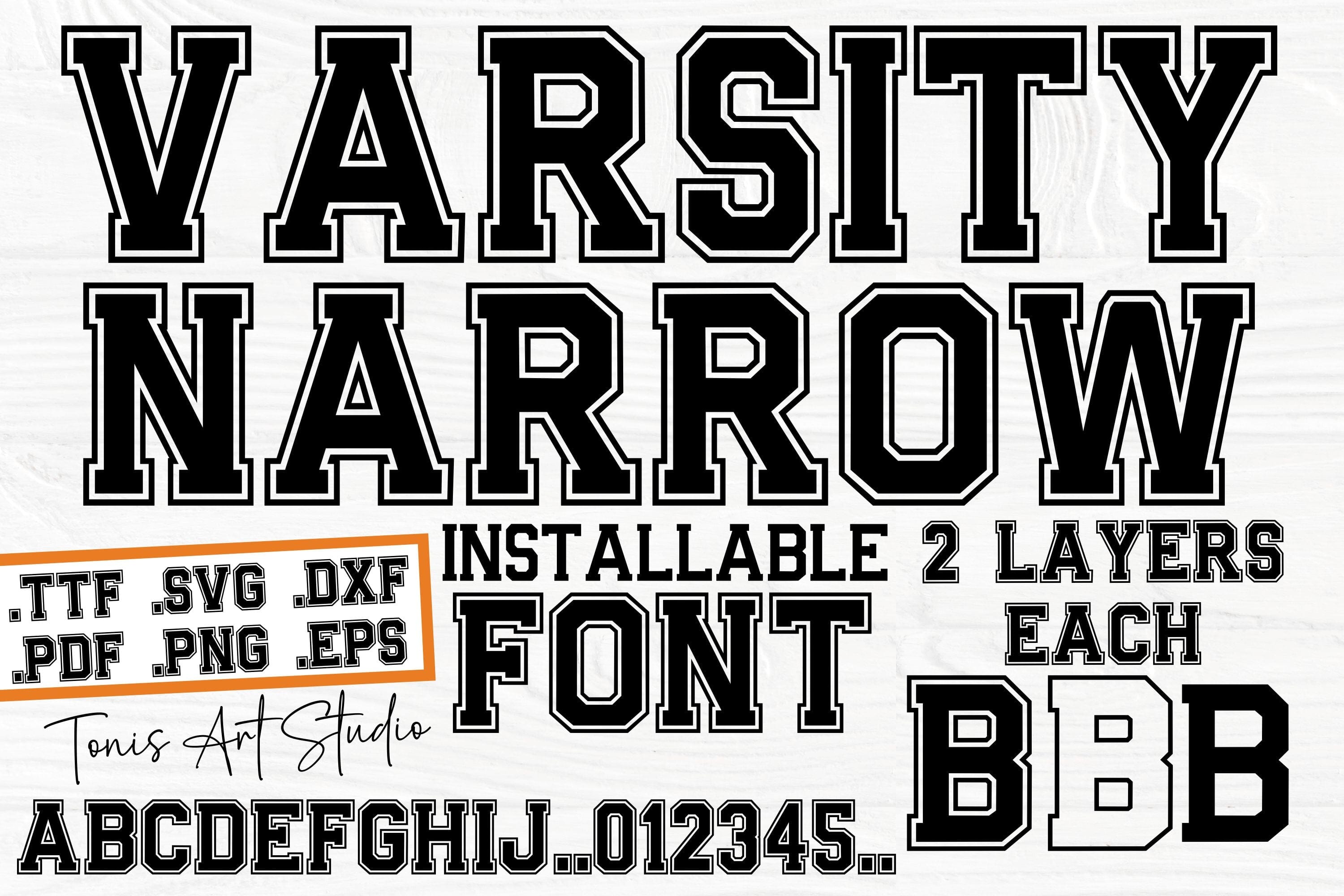Varsity Narrow Font, Varsity Font SVG, Jersey Font SVG TTF, Outline Le ...