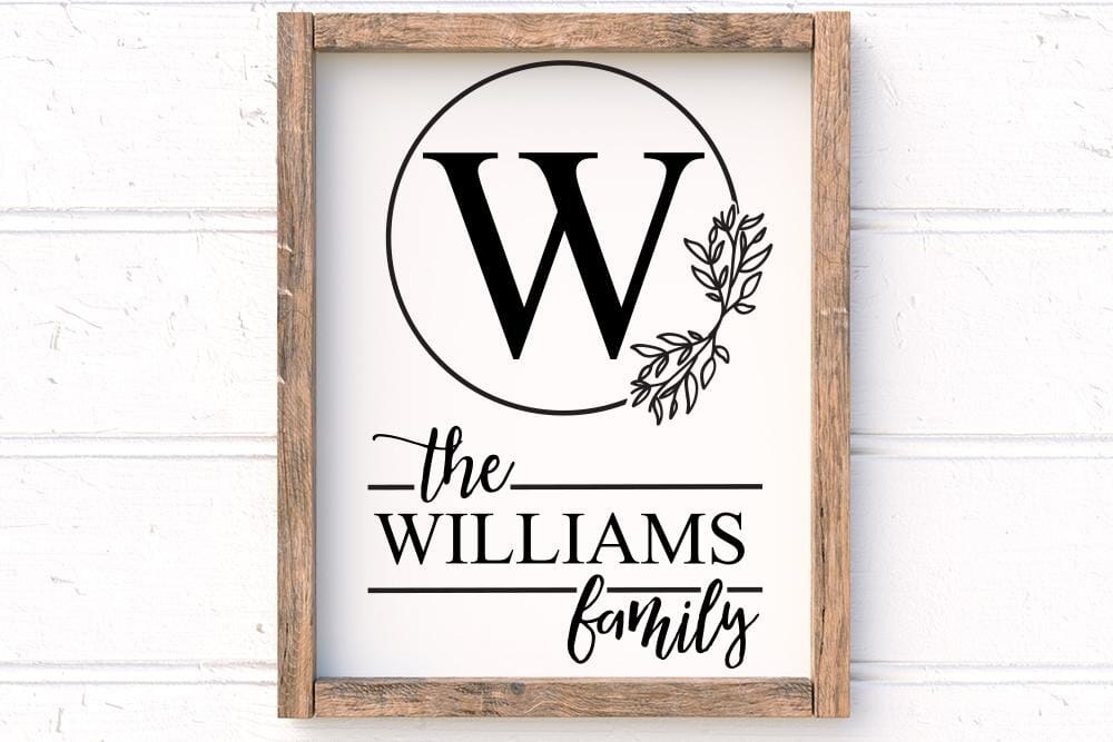 Vertical Monogram SVG - So Fontsy