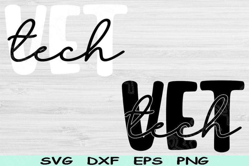 Vet Tech Svg Png Dxf, Veterinary Tech Svg Files For Cricut, Vet ...