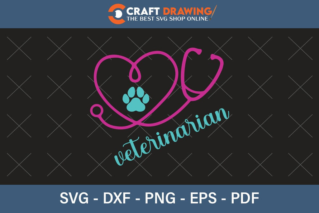 Veterinarian Svg Png Jpg Vector Cutting File For Cricut And Silhouette ...