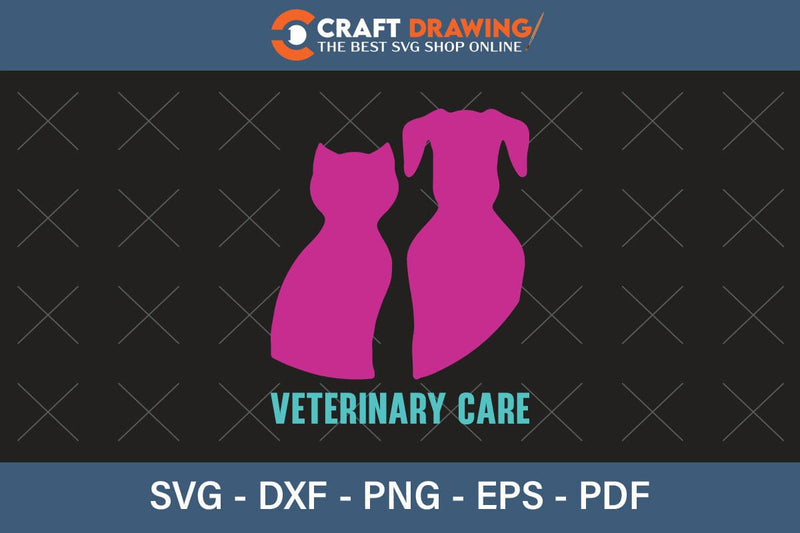 Veterinary Care Svg Png Jpg Vector Cutting File For Cricut And ...
