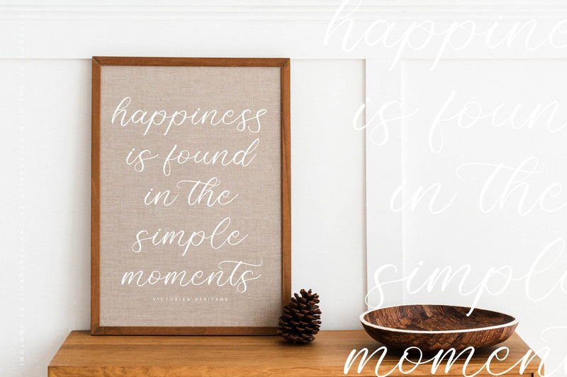 Victorian Heritage - Beautiful Script Font - So Fontsy