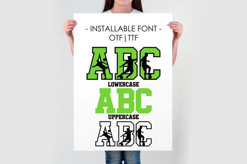 Victory League Sports Font | Bold Football Alphabet for Cricut & Silho ...