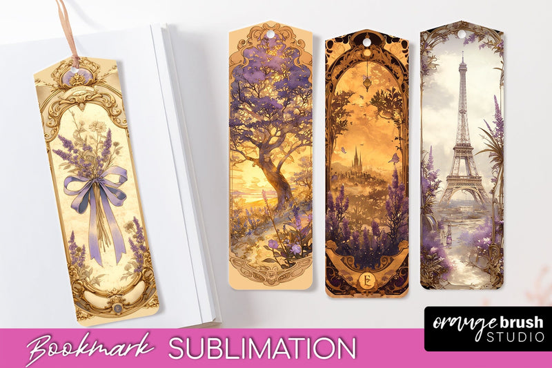 Vintage Scrapbook Bookmark Sublimation - Ephemera Bookmarks - So Fontsy