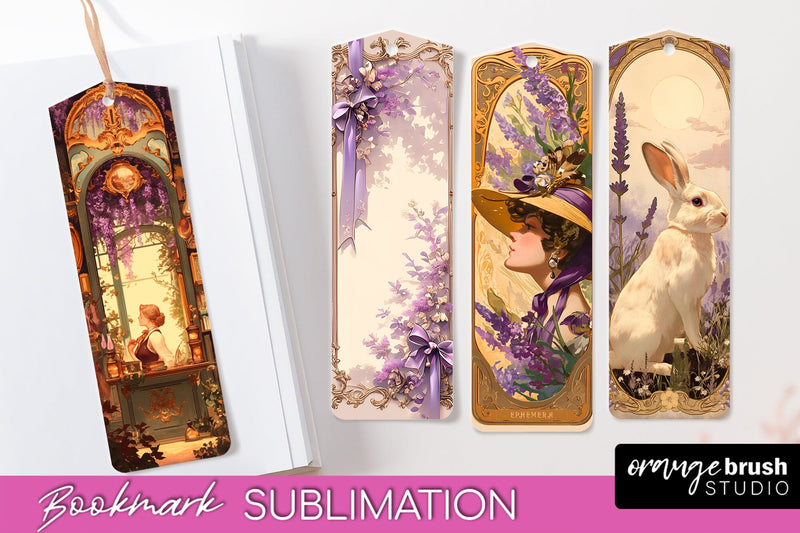 Vintage Scrapbook Bookmark Sublimation - Ephemera Bookmarks - So Fontsy