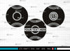 Vinyl Record Monogram, Vinyl Record Silhouette, Vinyl Record SVG ...
