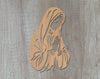 Virgin Mary Laser SVG Cut File, Virgin Mary Glowforge File, Virgin Mary ...
