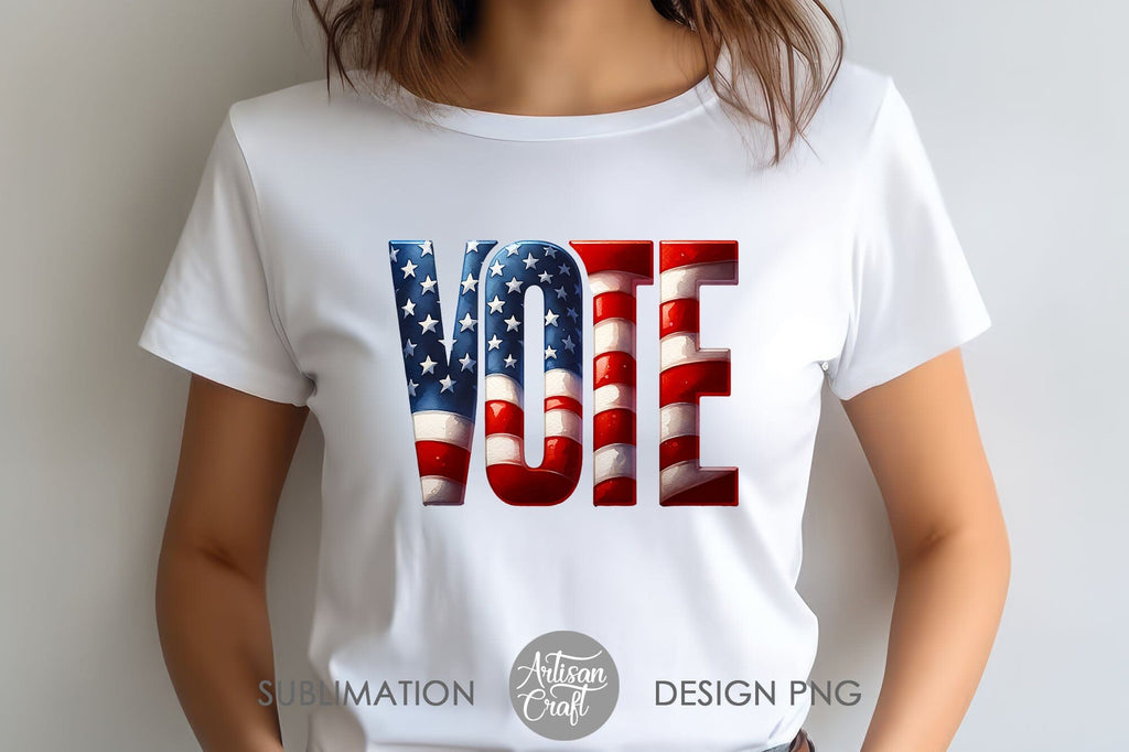 Vote PNG, American Election, Patriotic PNG | So Fontsy