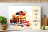Waffle Cutting Board PNG. Bon Appetit Sublimation PNG - So Fontsy