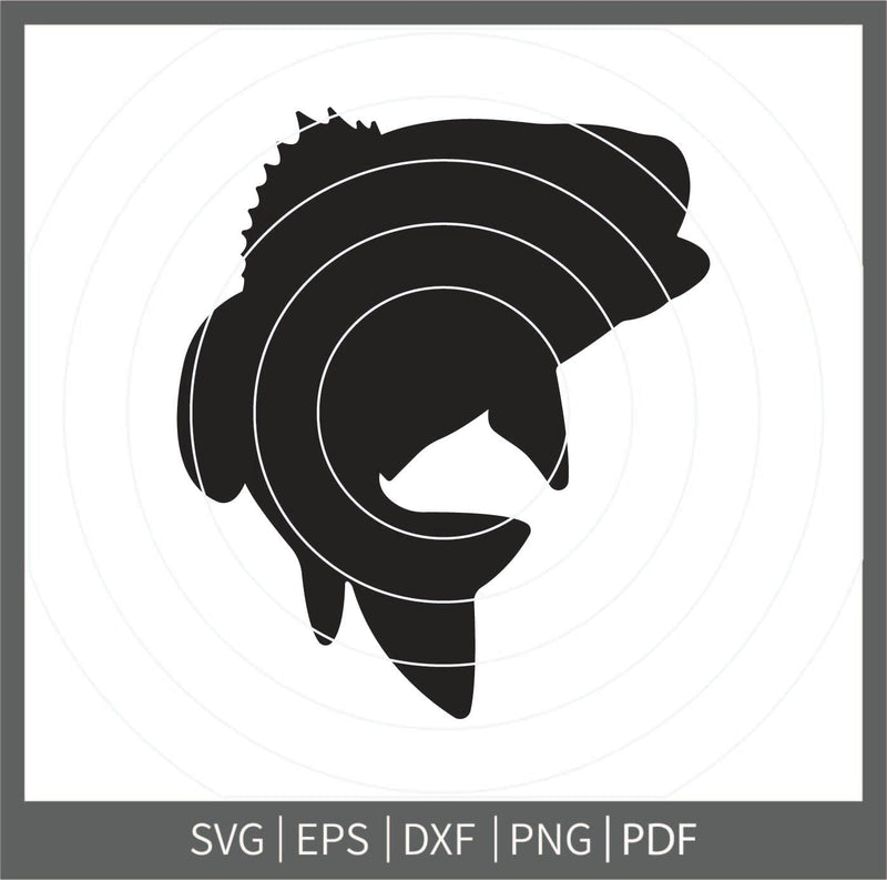Walleye Fish SVG, Walleye Fish Silhouettes, Fish svg, Walleye Fish SVG ...