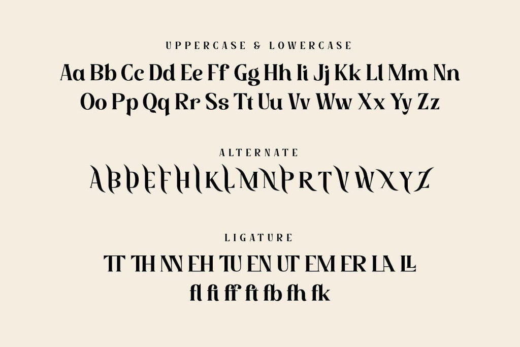 Wallyoz - Serif Display Font - So Fontsy