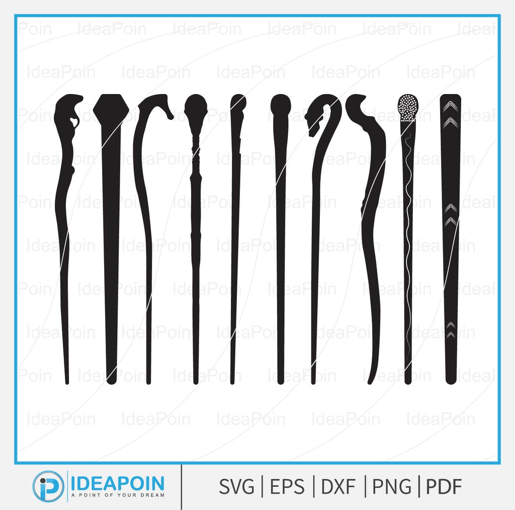 Wands svg, Magical Wands Bundle, Magic Wand Svg, Halloween Svg, Wizard ...