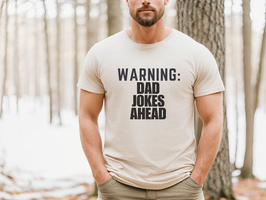 Warning: Dad Jokes Ahead | Funny Digital Design - So Fontsy