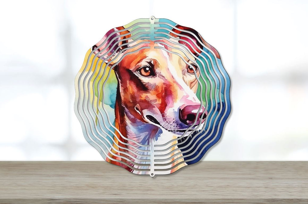 Watercolor Greyhound Dog Wind Spinner Bundle - So Fontsy