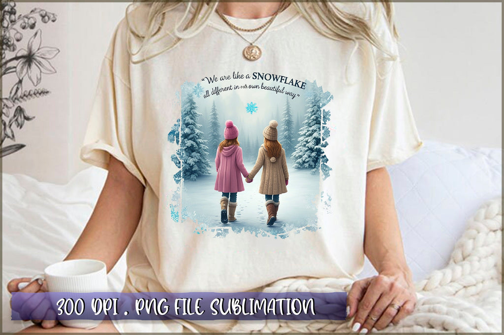 We are like a snowflake all different in our own beautiful way ...