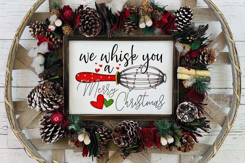 We Whisk You a Merry Christmas PNG Sublimation - So Fontsy