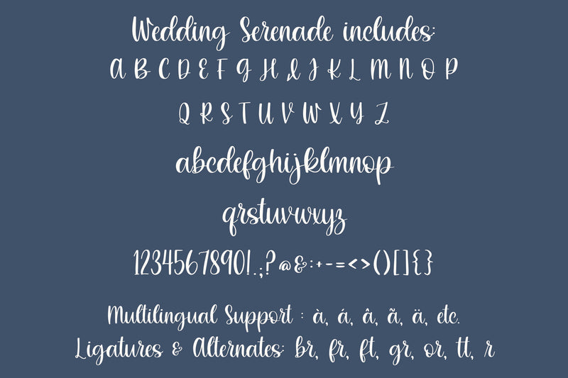 Wedding Serenade, Elegant Wedding Script - So Fontsy