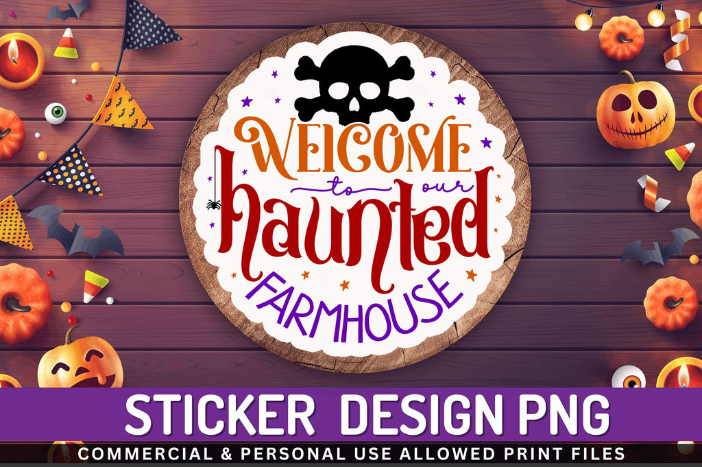 Welcome to our haunted Stickers Design - So Fontsy