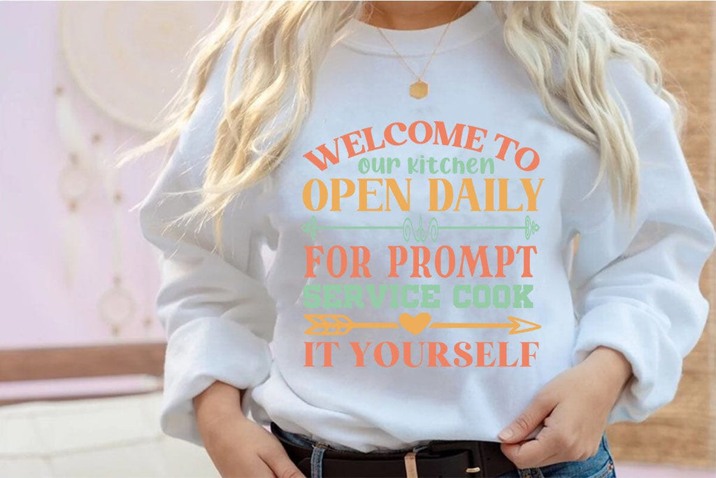 Welcome To Our Kitchen Open Daily For Prompt Service Cook It Yourself ...
