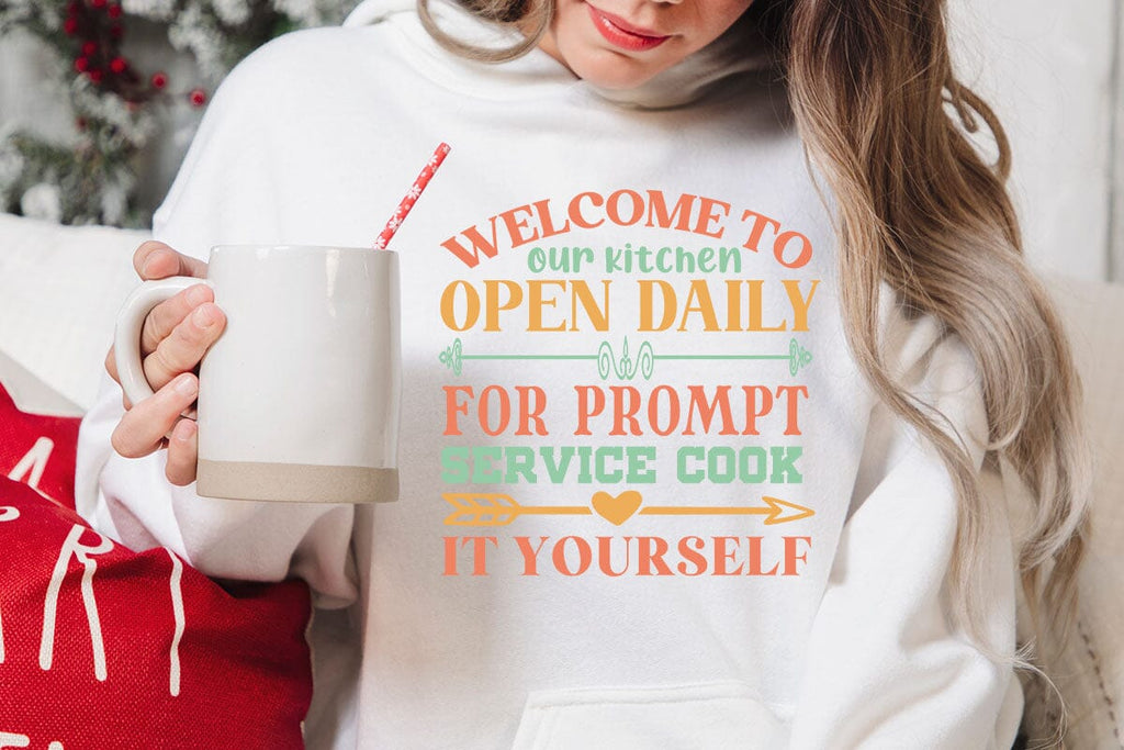 Welcome To Our Kitchen Open Daily For Prompt Service Cook It Yourself ...