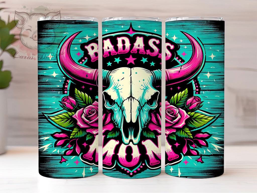 Western Cowgirl Mom Life Tumbler, Badass Mom Cup, Cowgirl Mama Gift ...