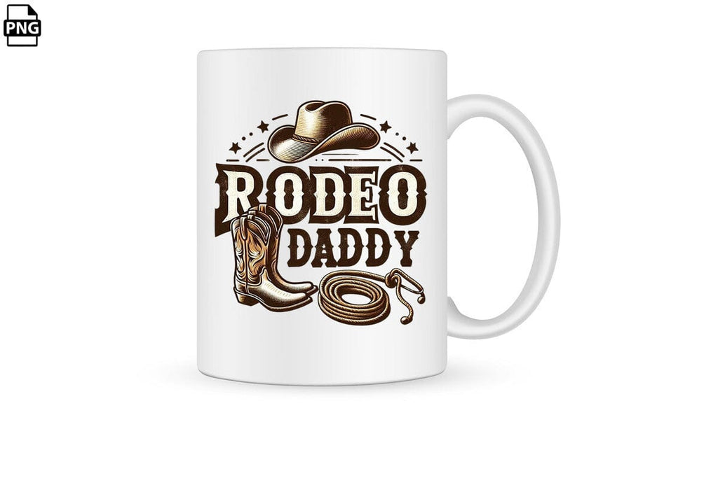 Western Rodeo Daddy PNG Printable File - So Fontsy