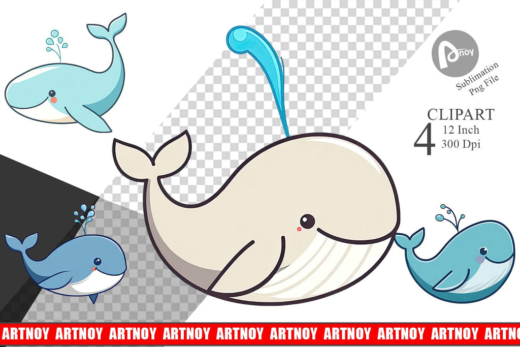 Whale Spout Clipart - So Fontsy