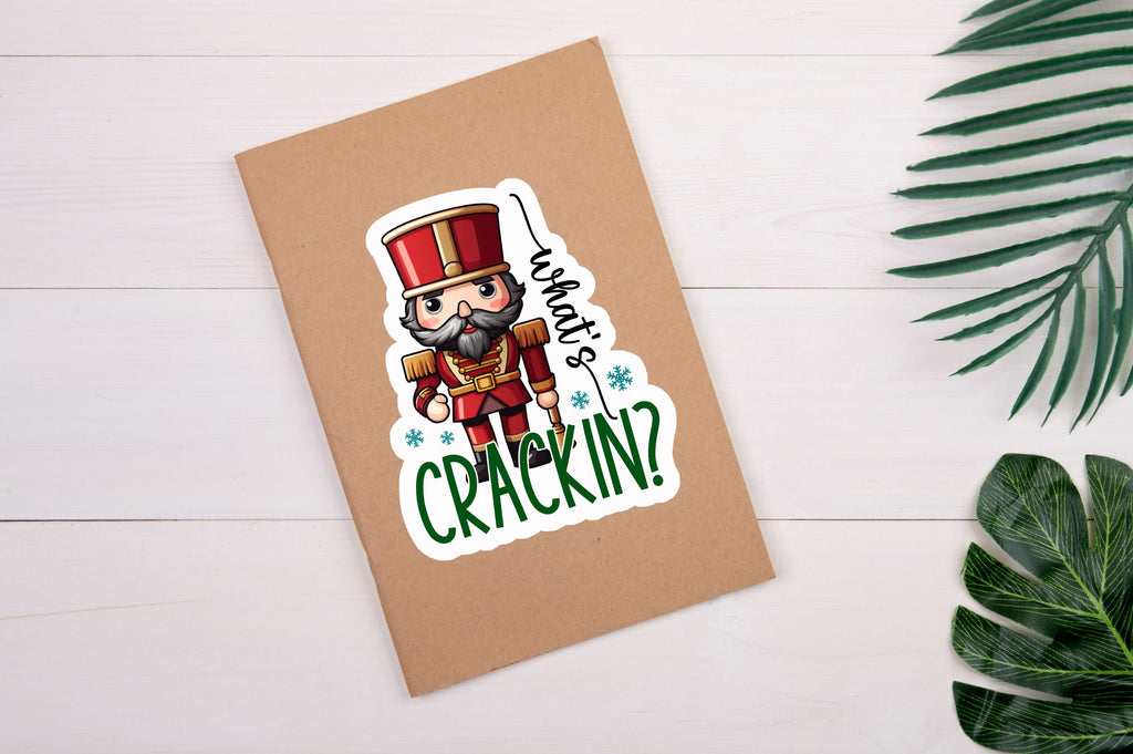 Whats crackin Sticker Design - So Fontsy