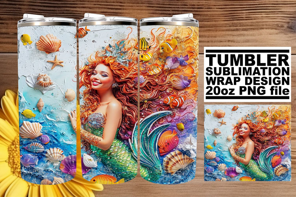 Whimsical Sea Siren Design Collection - So Fontsy