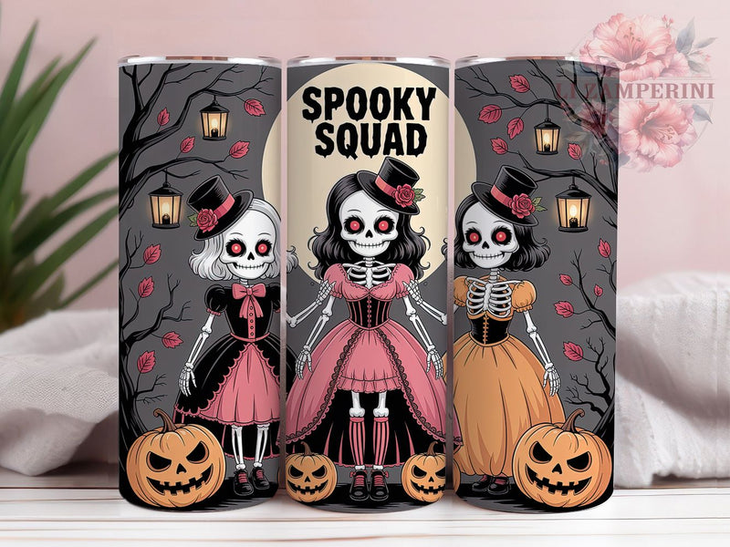 Whimsy Goth Pumpkin Full Moon Tumbler, Spooky Squad Wrap, Pumpkin Full ...