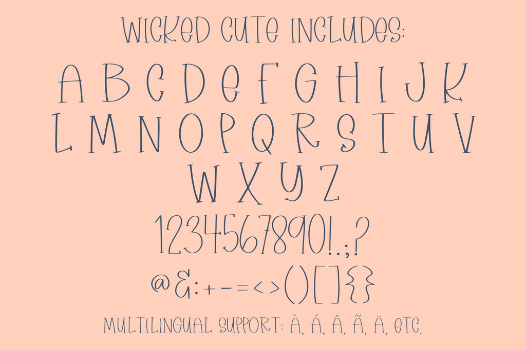 Wicked Cute, Fun Halloween Handwritten Font - So Fontsy