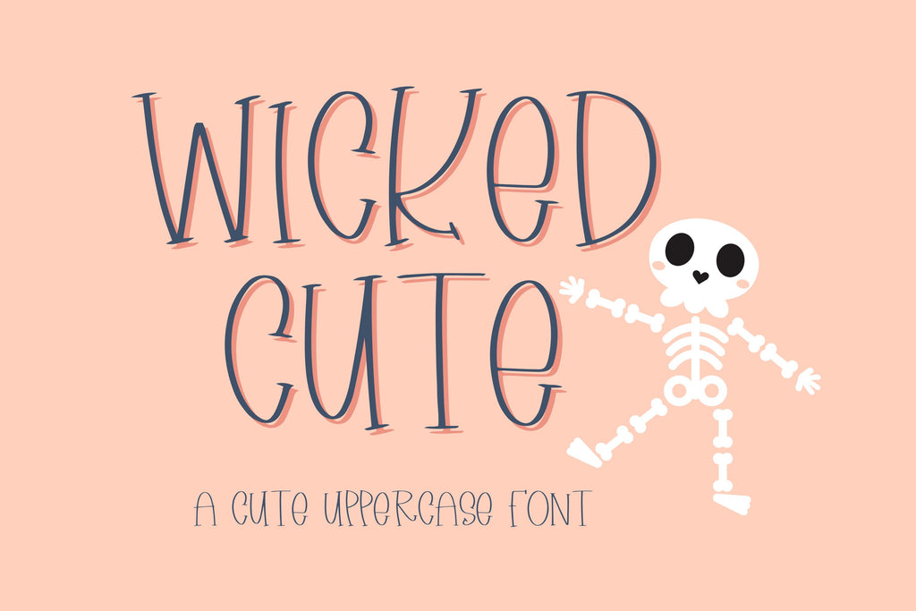 Wicked Cute, Fun Halloween Handwritten Font - So Fontsy