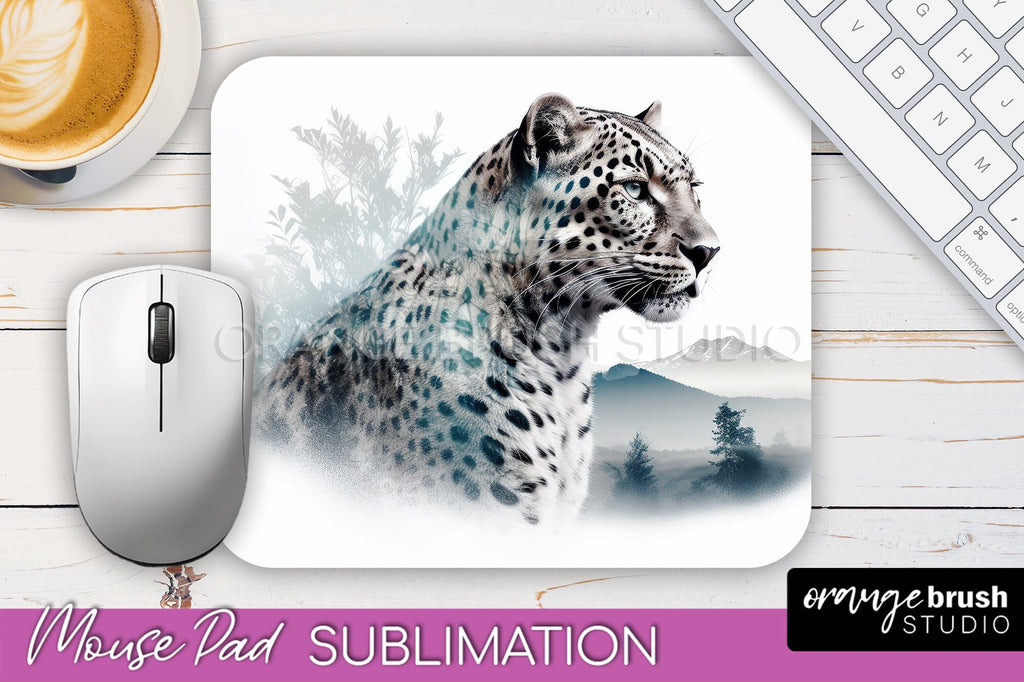 Wild Animals Mouse Pad, Mountain Mousepad Sublimation - So Fontsy