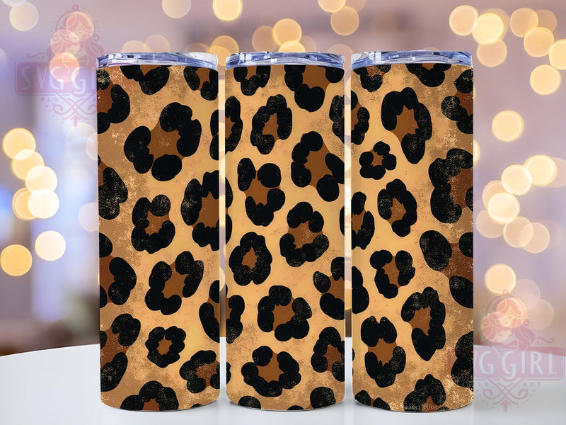 Wild Leopard Print Tumbler Wrap, Animal Print Wrap, Wild Leopard Design ...