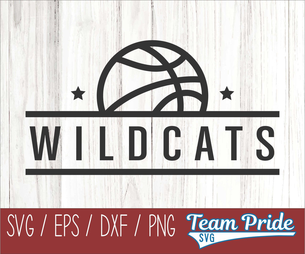 Wildcats Basketball SVG Digital Download Printable - SVG, EPS, DXF, PN ...